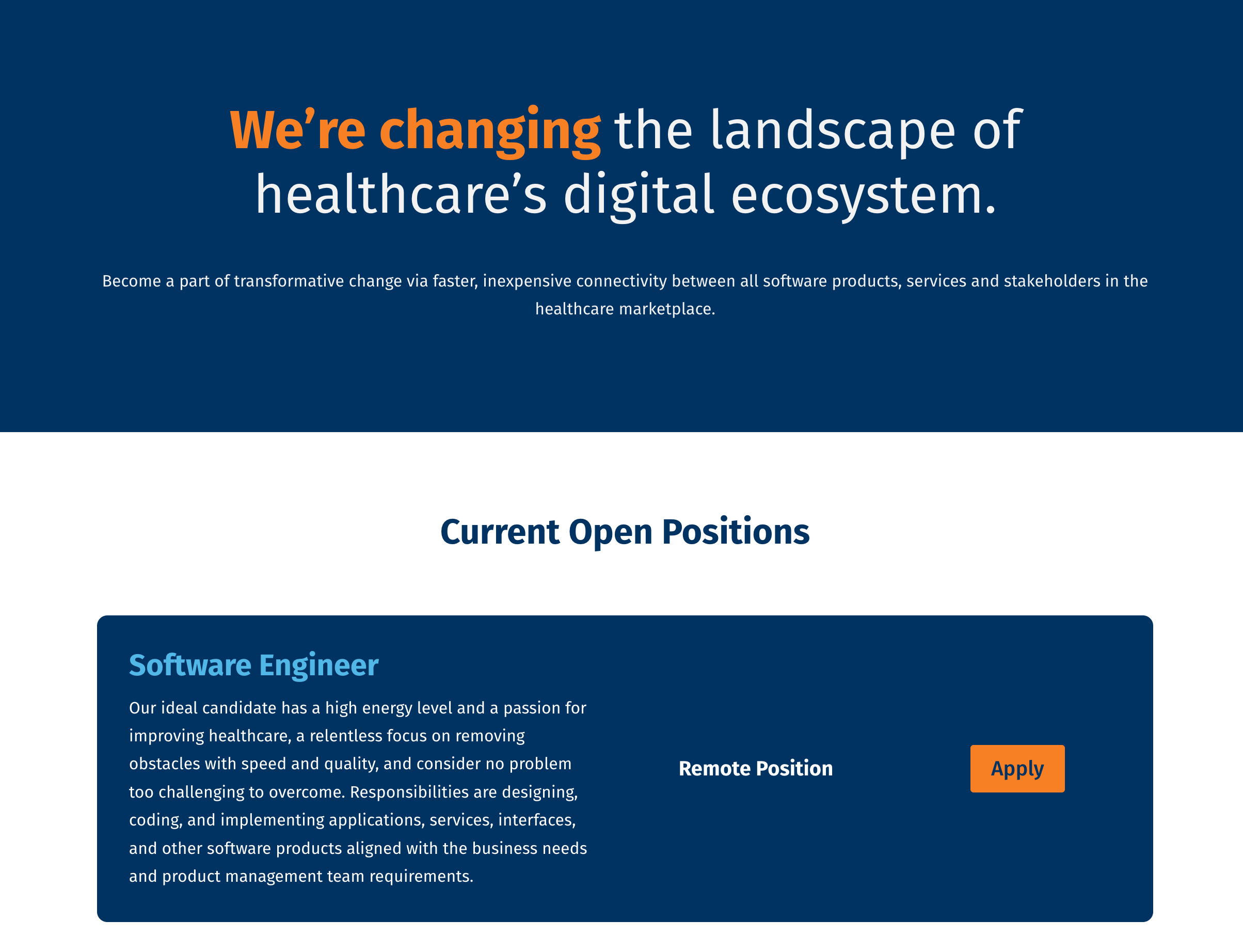 Your Next Career | Valere Health